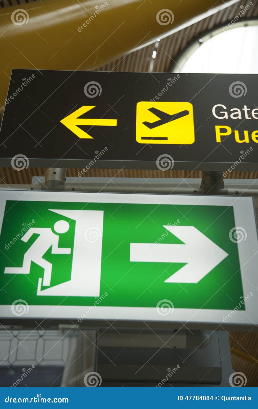 Departure Instruction For Pilot - Label Stock Photography ...