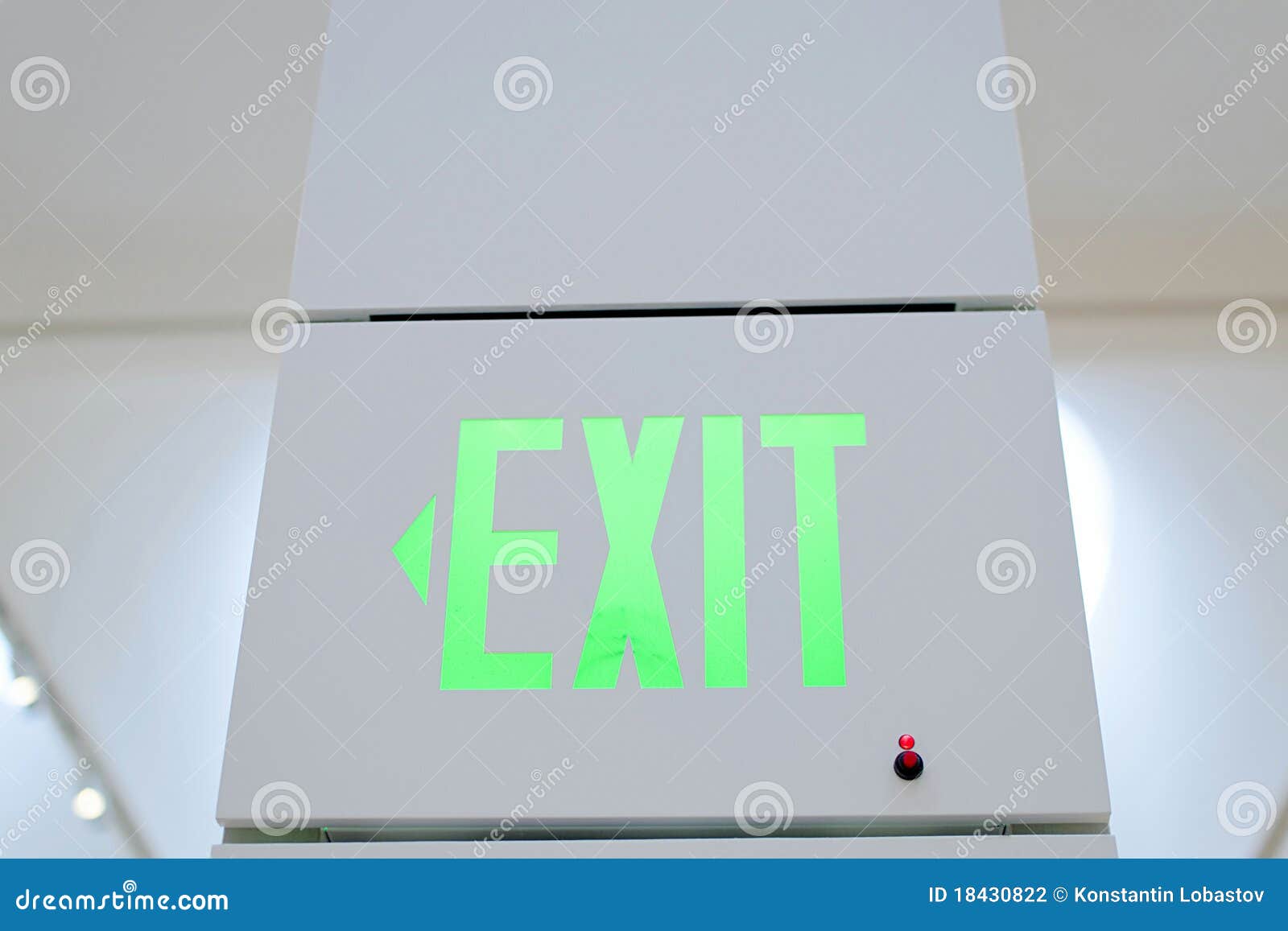 Exit direction sign stock photo. Image of horizontal - 18430822