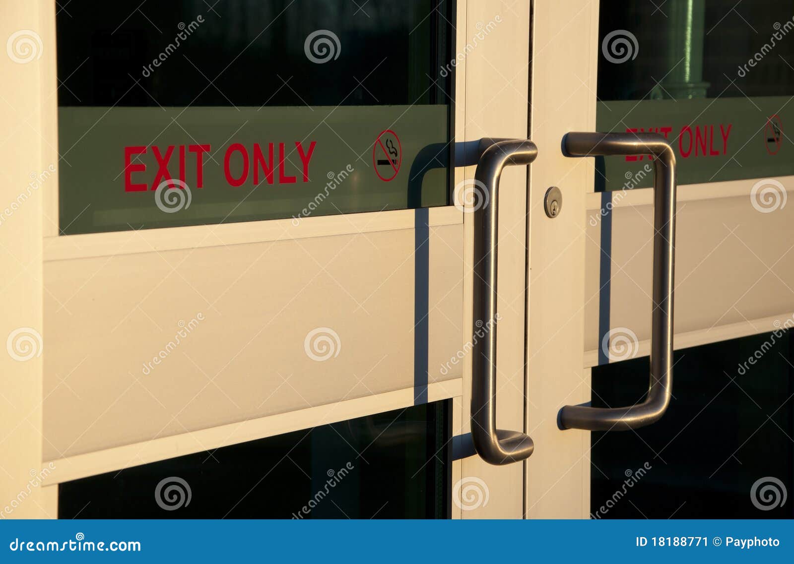 Exit door stock image. Image of empty, large, marble - 18188771