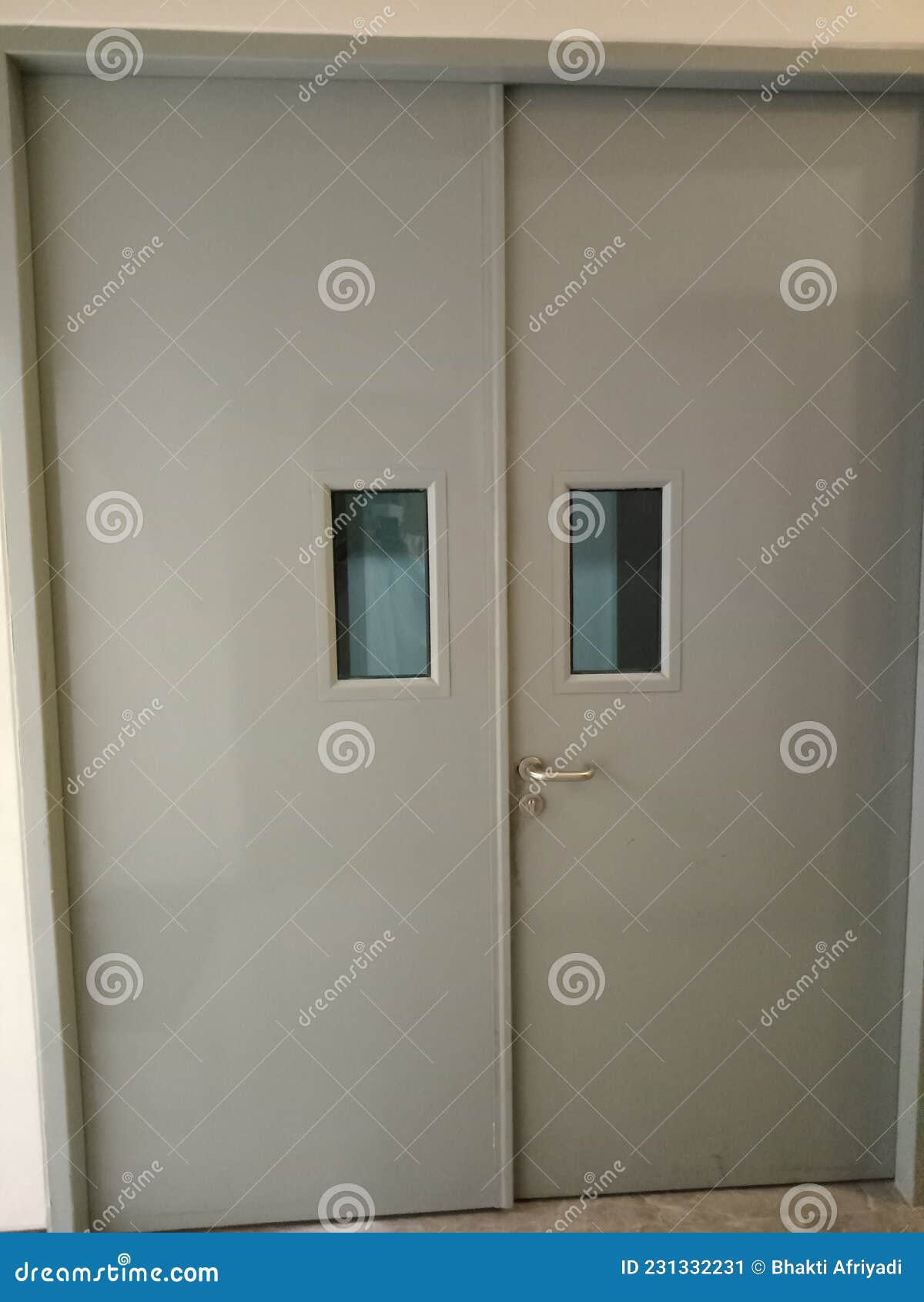 Exit door for building stock image. Image of furniture - 231332231