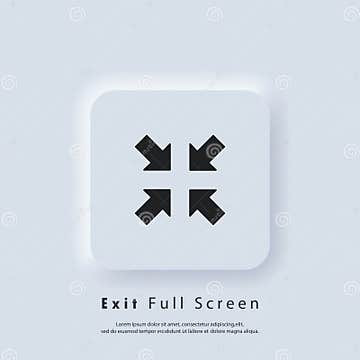 Exit Full Screen Icon. Full Screen Enter or Exit Icon. Maximize or ...
