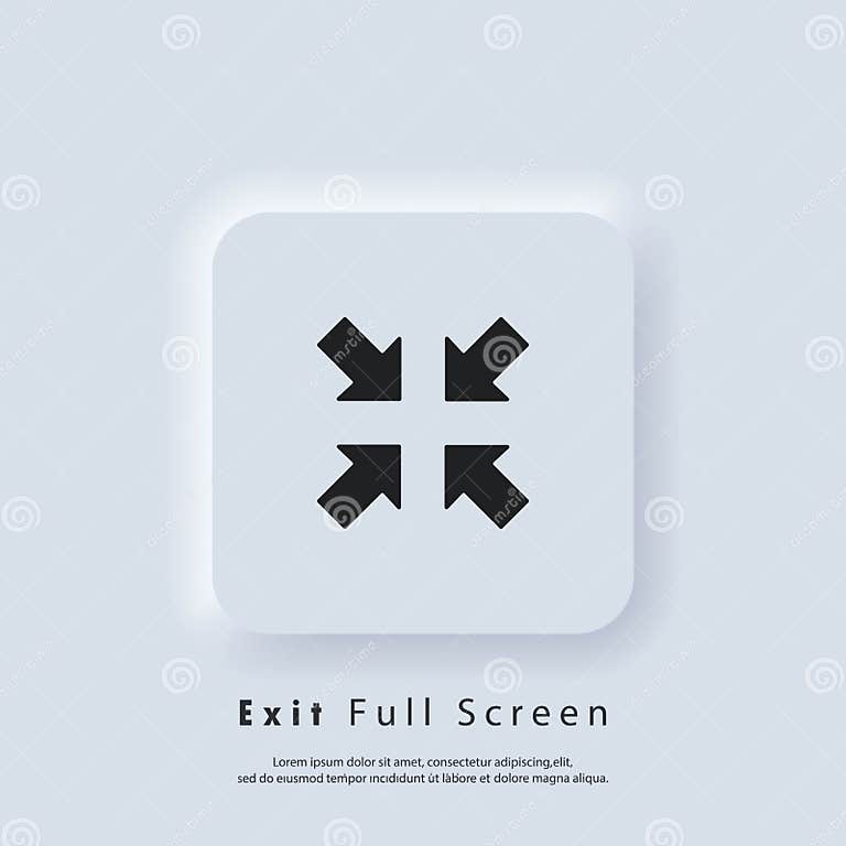 Exit Full Screen Icon. Full Screen Enter or Exit Icon. Maximize or ...