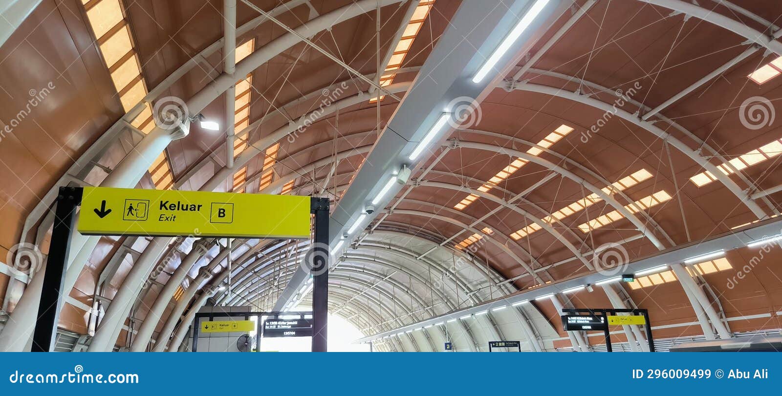 Exit Gate on the Train Public Transportation Stock Image - Image of ...