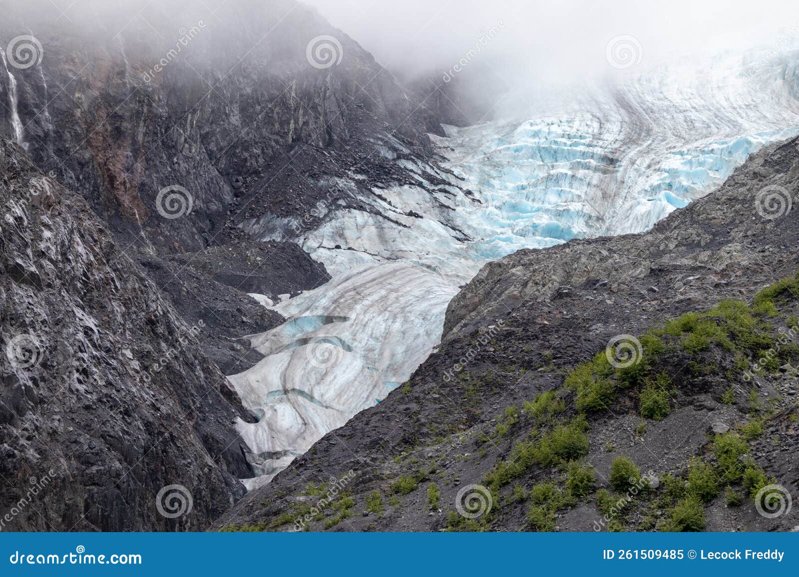 Alaskan melting glacier stock image. Image of kenai - 261509485