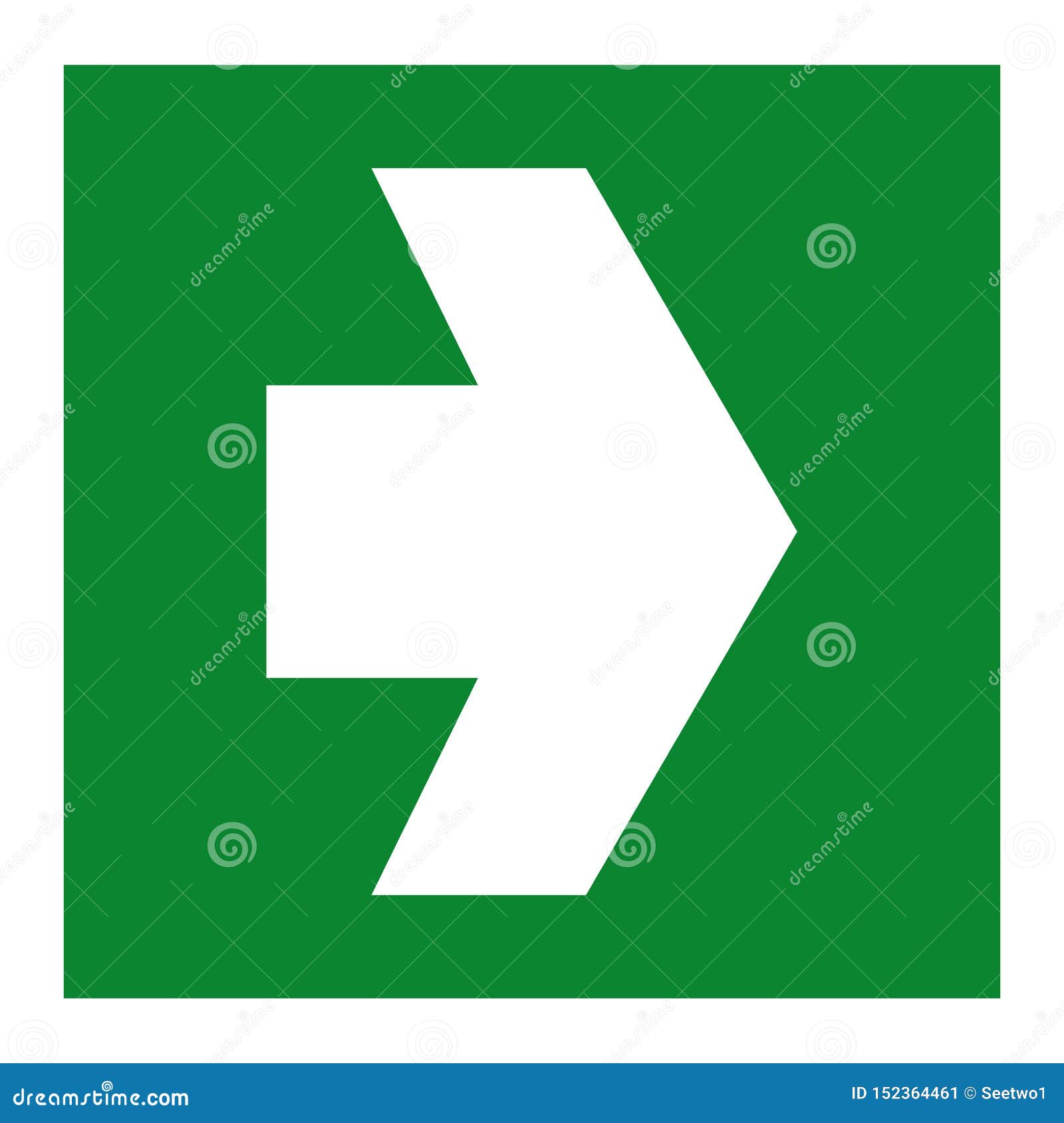 Exit Green Sign Isolate on White Background,Vector Illustration EPS.10 ...