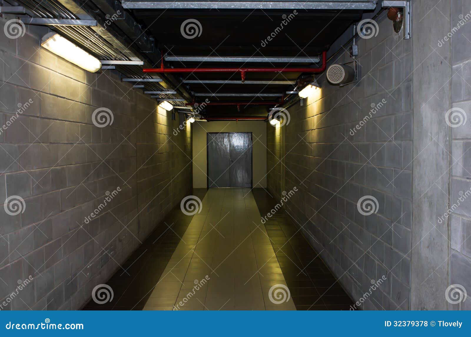 Exit hallway security stock photo. Image of inside, healthcare - 32379378