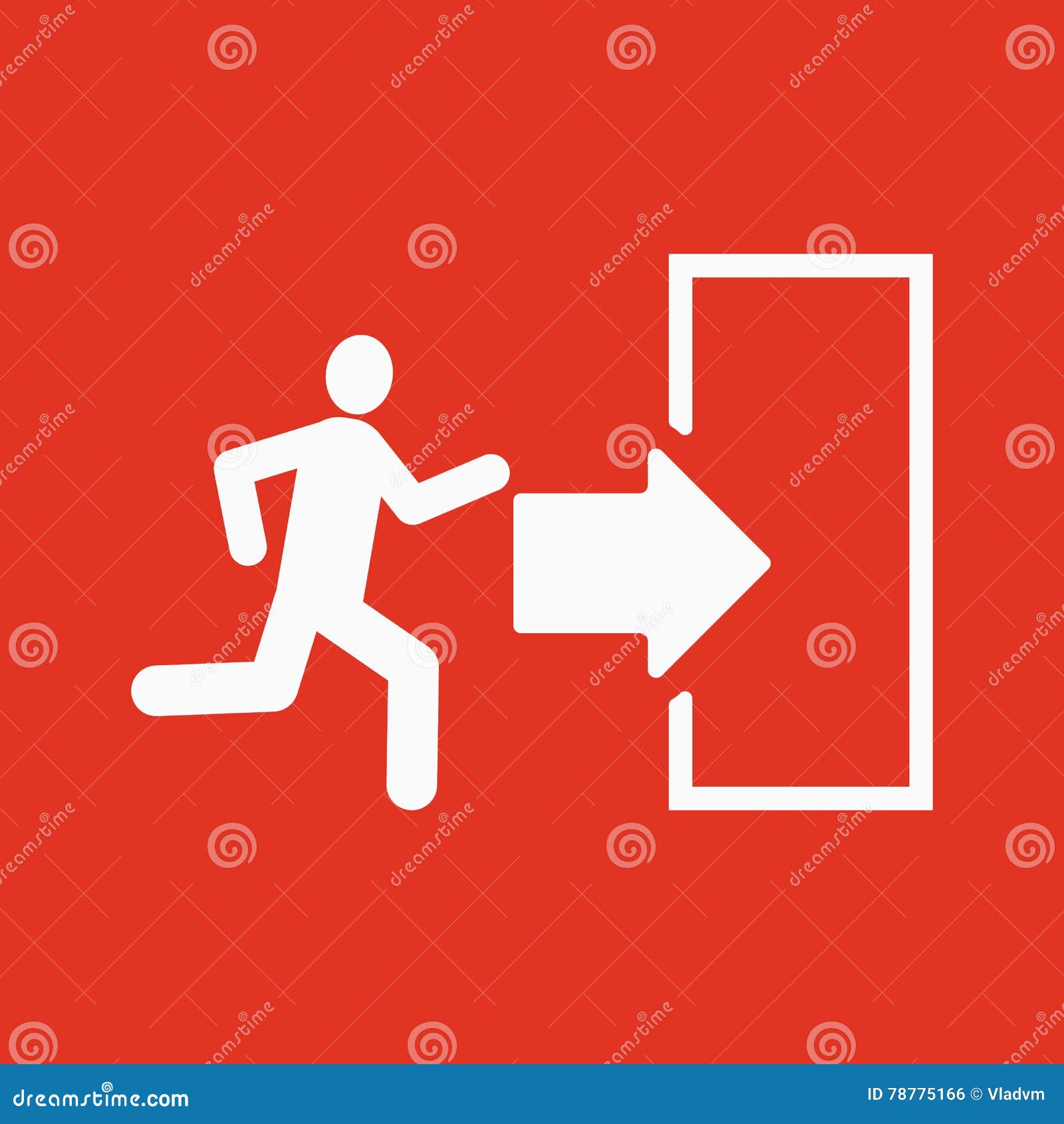 Emergency Symbol In Black & White. Cartoon Vector | CartoonDealer.com ...