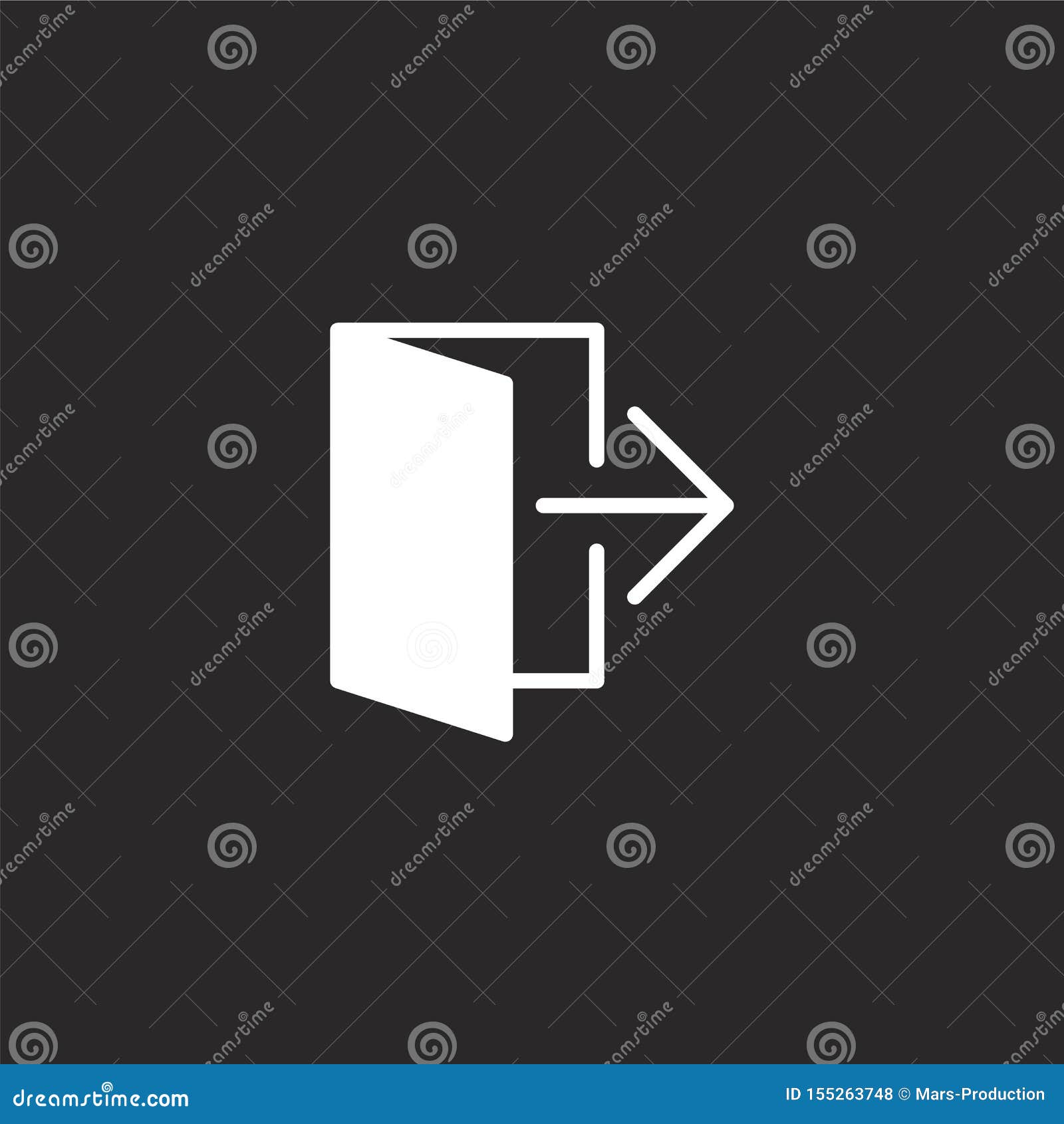 Exit Icon. Filled Exit Icon for Website Design and Mobile, App ...