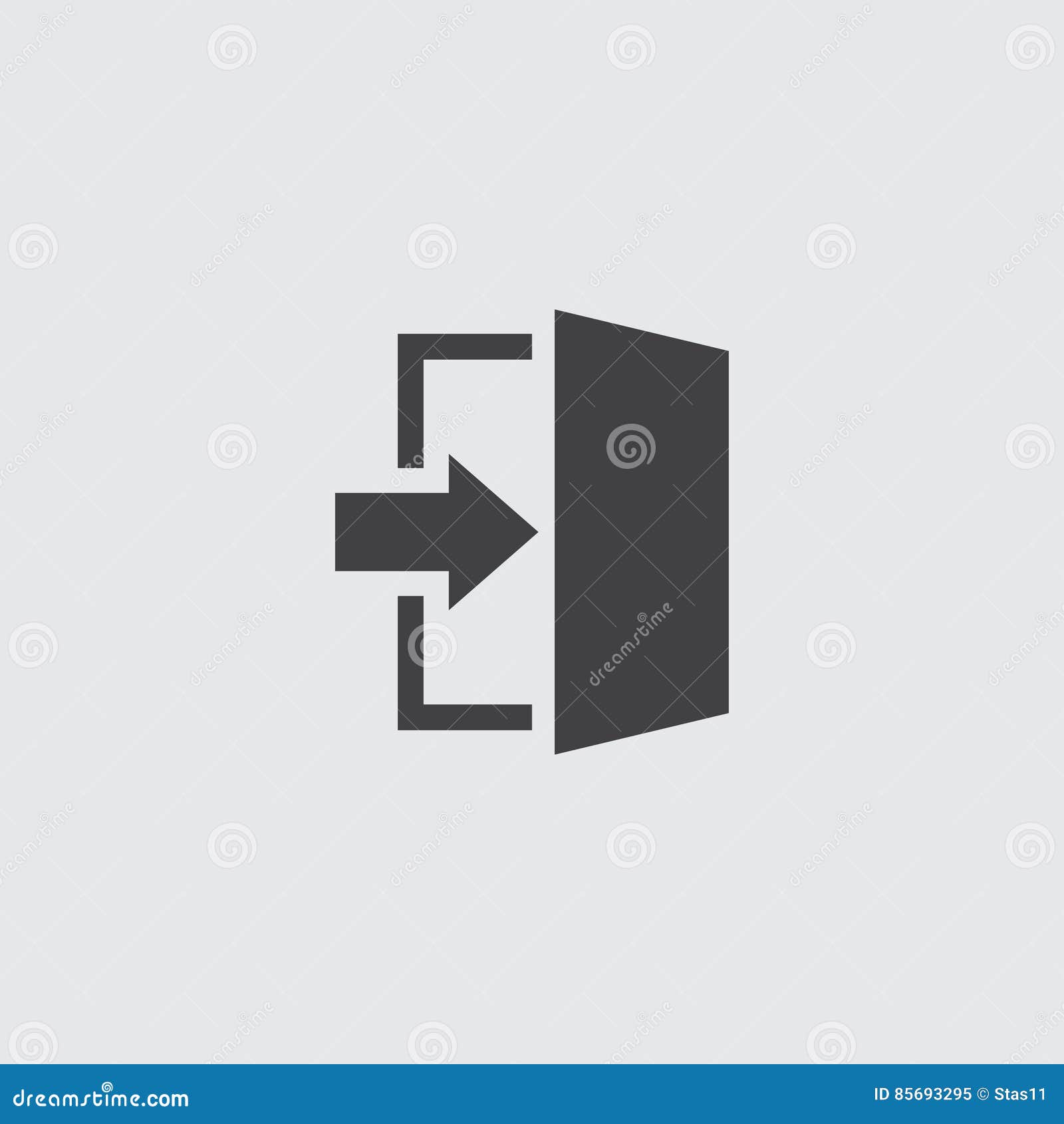 Exit Icon - Vector Iconic Design | CartoonDealer.com #94181517