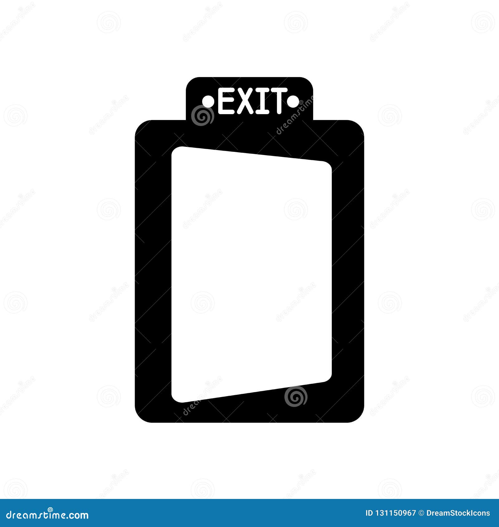 Exit Icon. Trendy Exit Logo Concept on White Background from Hot Stock ...
