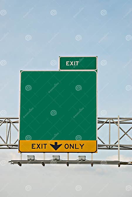 Exit information stock image. Image of information, motorists - 9396991