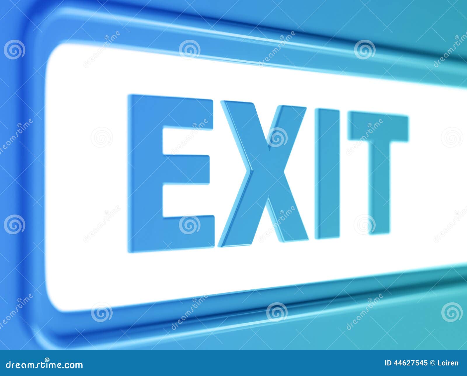 Exit internet blue icon stock illustration. Illustration of outside ...