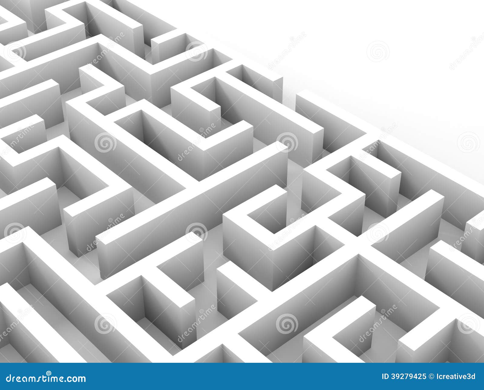 Exit of maze. stock illustration. Illustration of labyrinth - 39279425