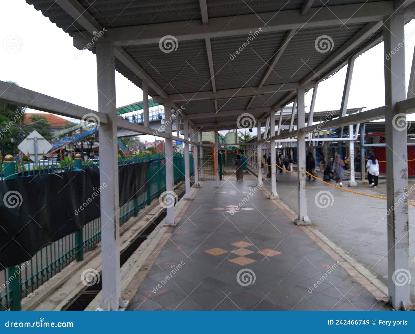 The Exit Passageway at the Bogor Train Station, West Java, Indonesia ...