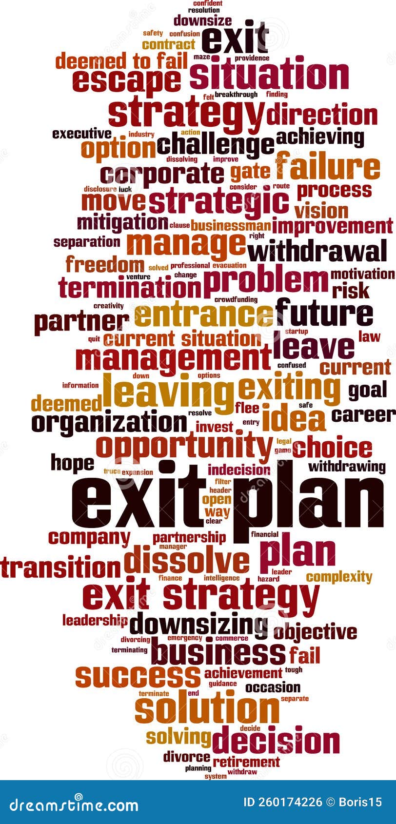 Exit Plan Check Mark Word Cloud Collage, Business Concept Background ... Exit Plan Check Mark Word Cloud Collage, Business Concept Background ...