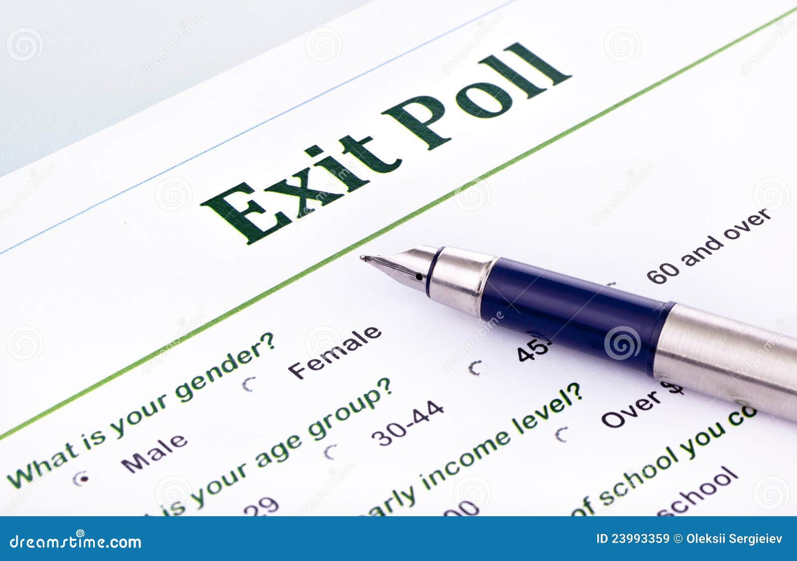 Exit poll stock image. Image of exit, opportunity, macro - 23993359