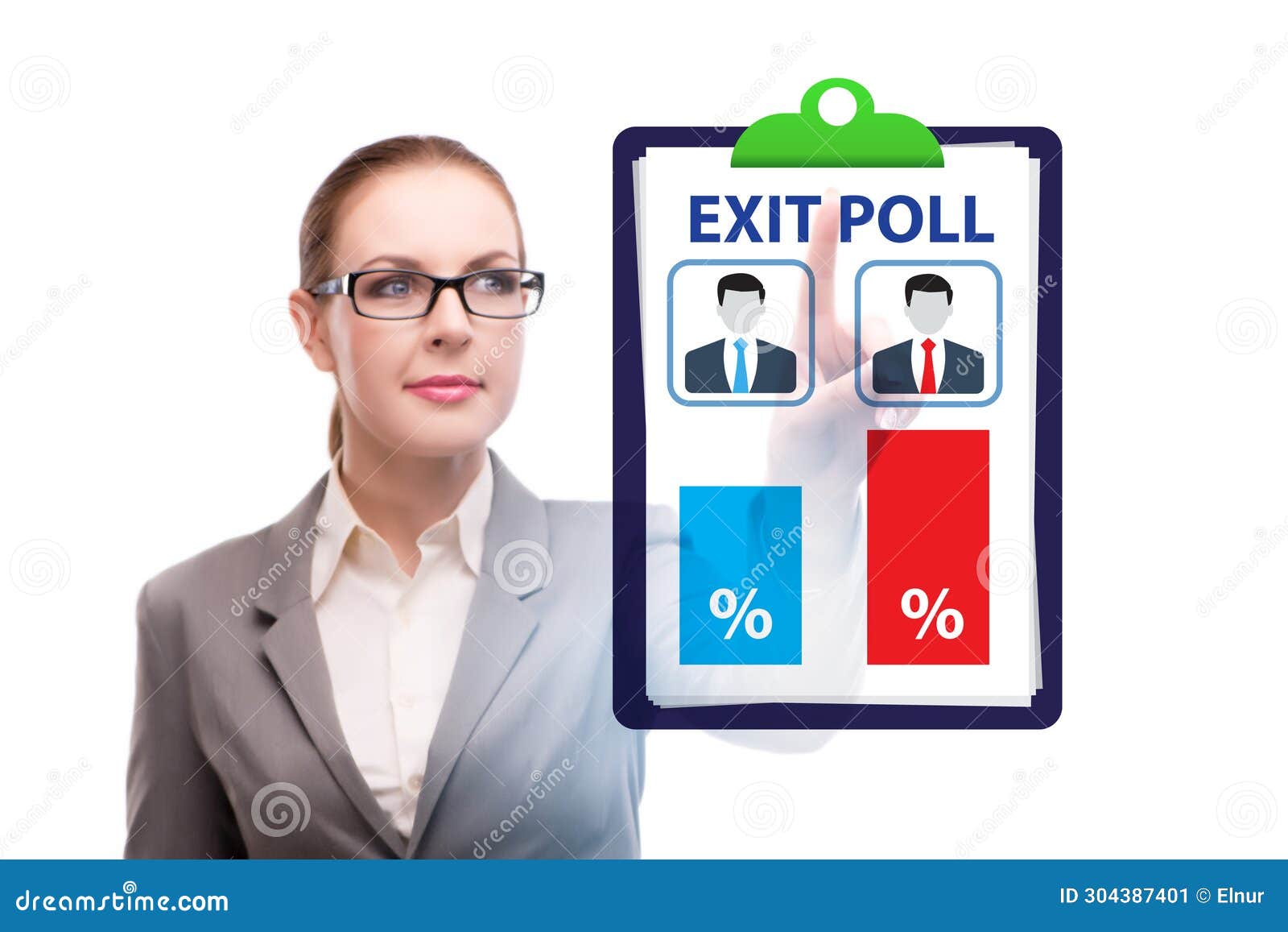 Exit Poll Concept for Elections Stock Image - Image of graph, result ...