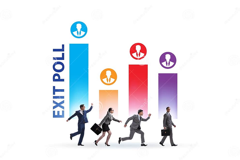 Exit Poll Concept for Elections Stock Image - Image of choice, diagram ...