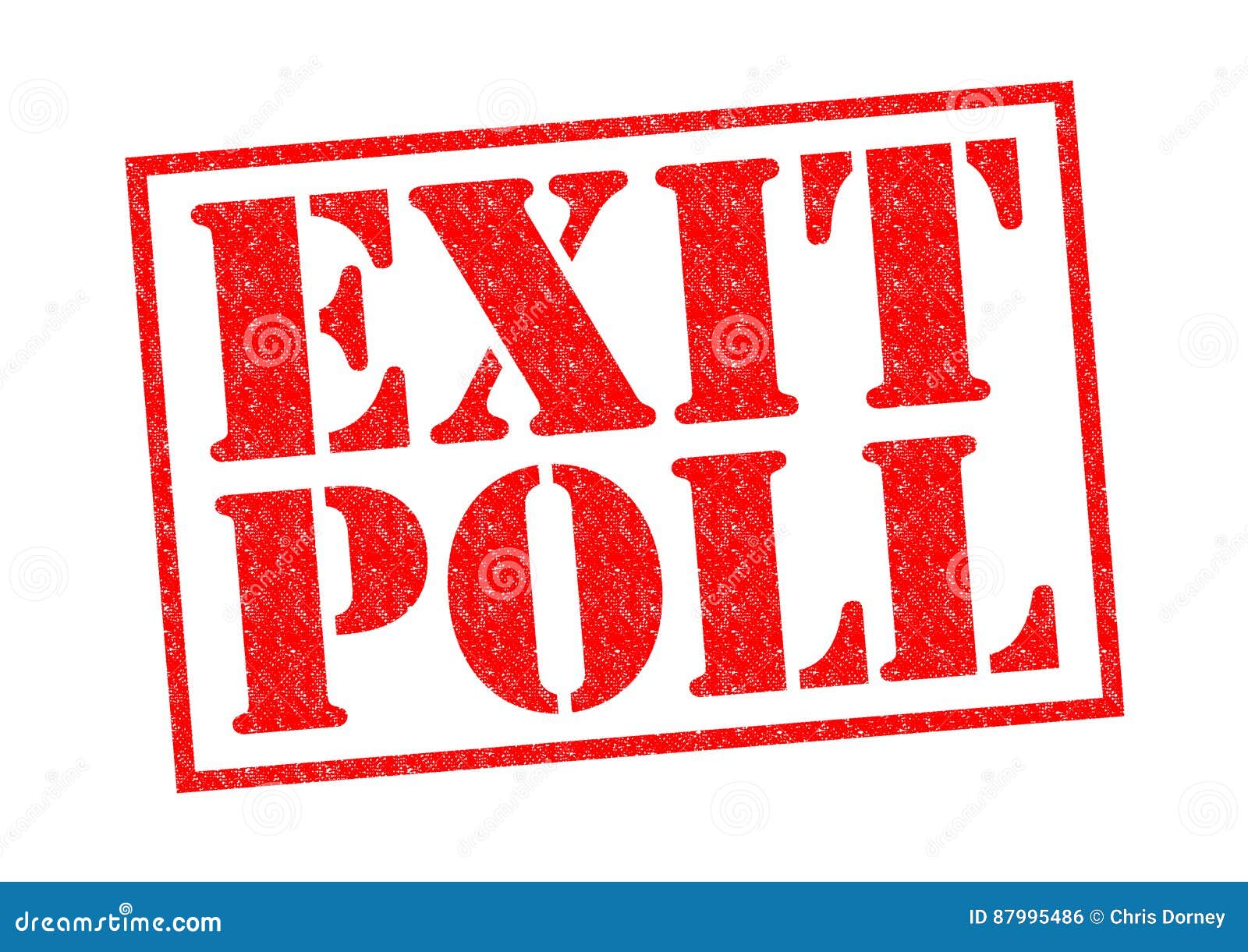 Exit Poll Rubber Stamp Vector Illustration | CartoonDealer.com #85484668