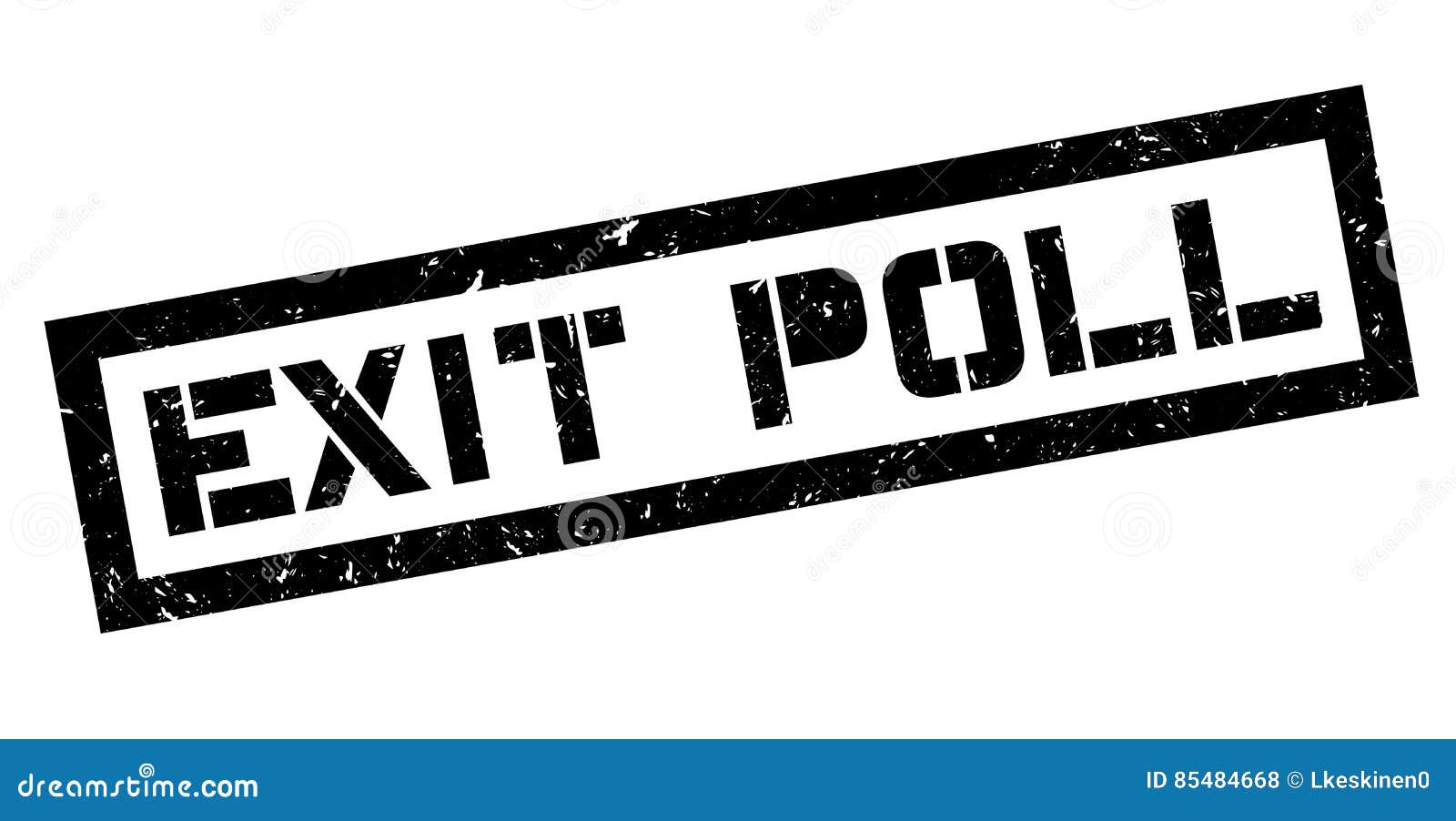 Exit Poll rubber stamp stock vector. Illustration of label - 85484668