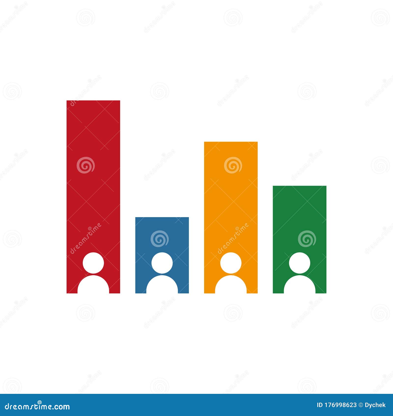 Polling 3D Illustration Concept. Surveying People To Measure Their ...