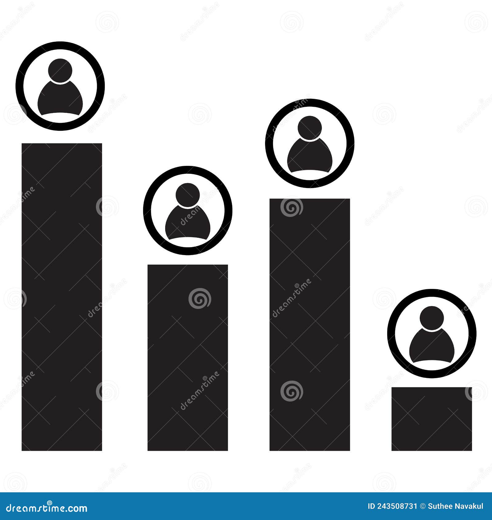 Exit Polling Icon Design Isolated On White Background Royalty-Free ...