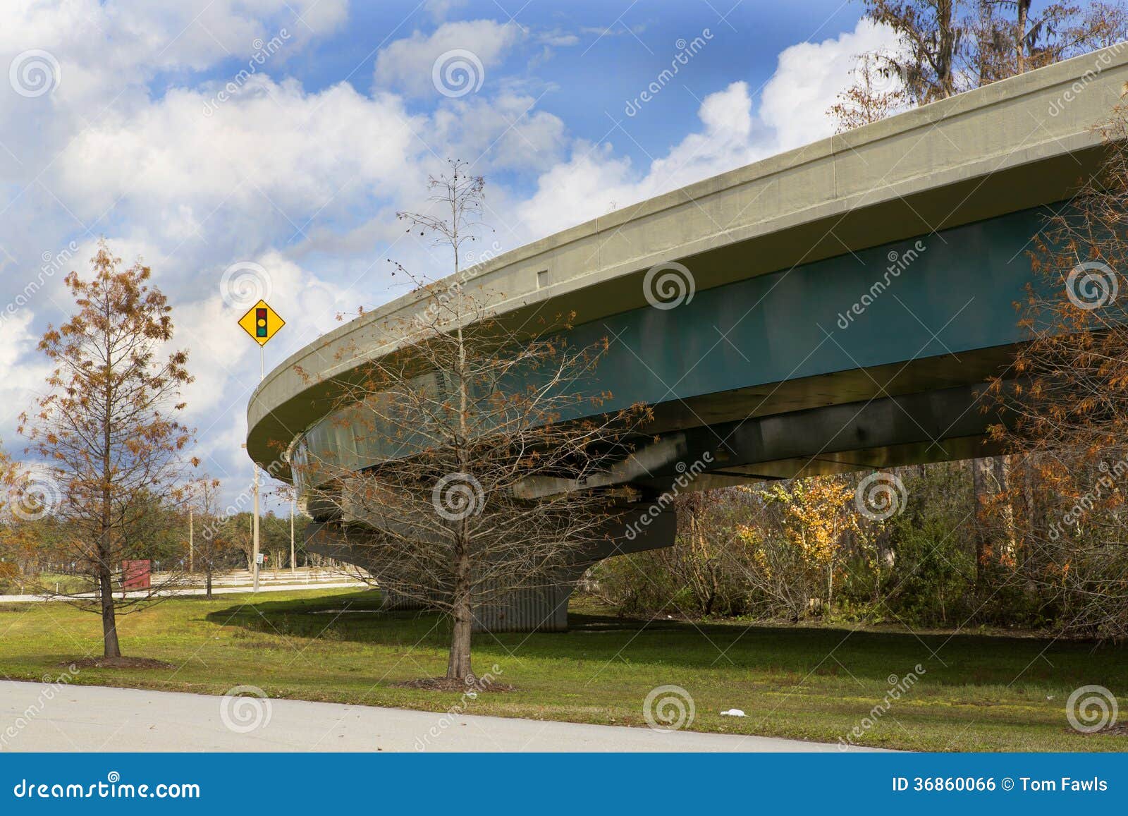 Exit Ramp stock photo. Image of cememt, support, florida - 36860066