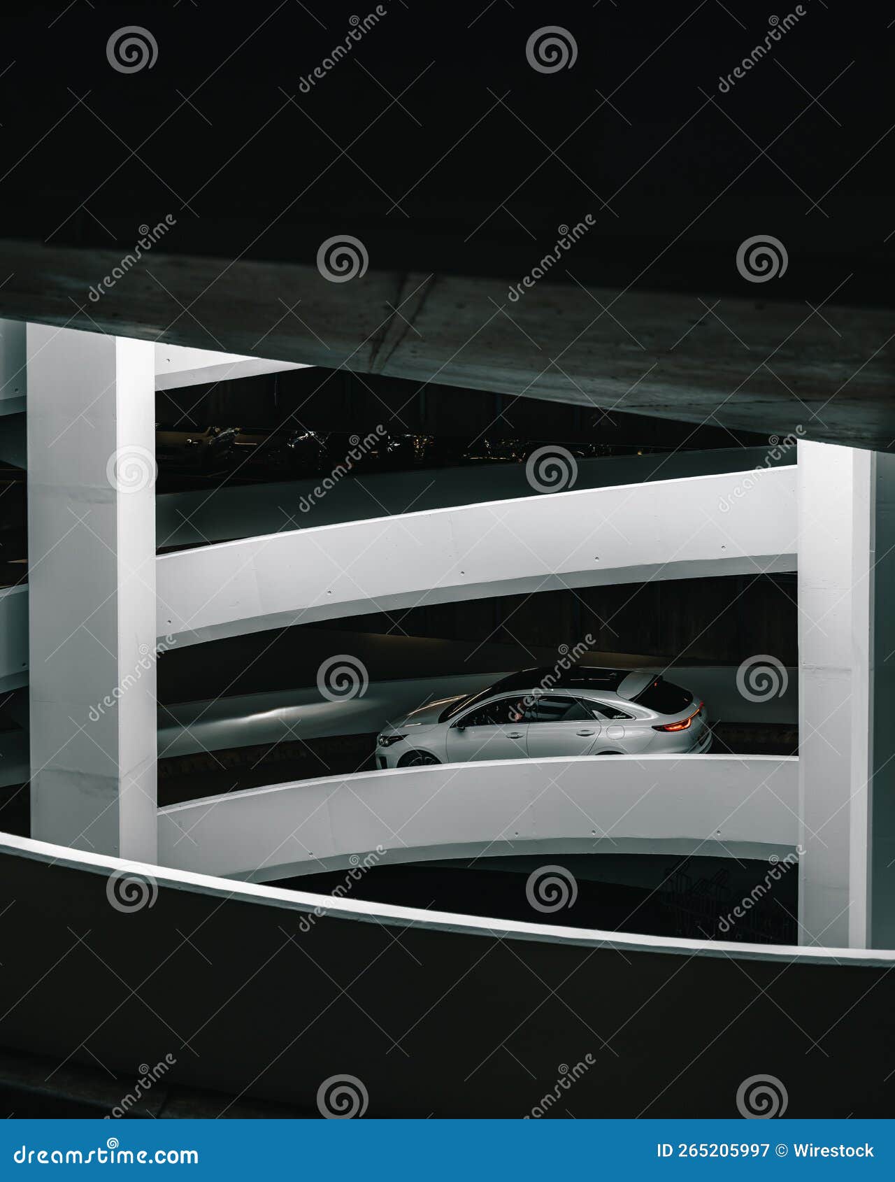 Exit Ramp of the Parking Garage in Central Eindhoven Editorial ...