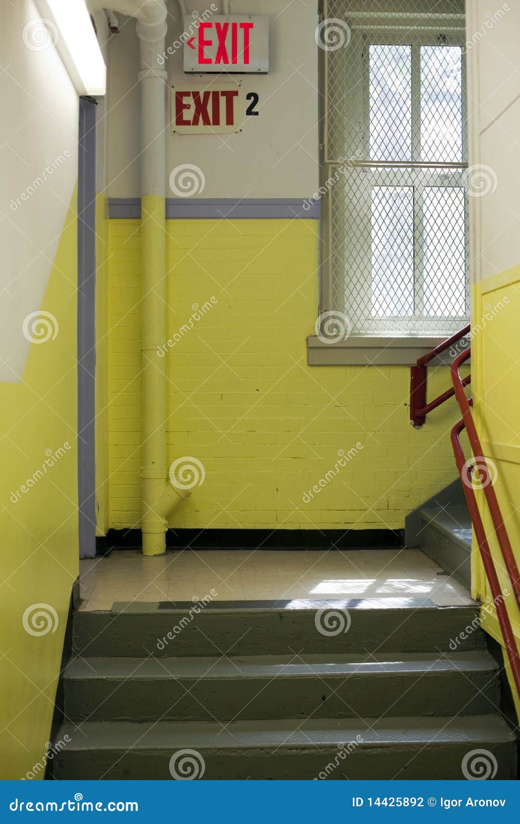 Exit at school stock photo. Image of education, steps - 14425892