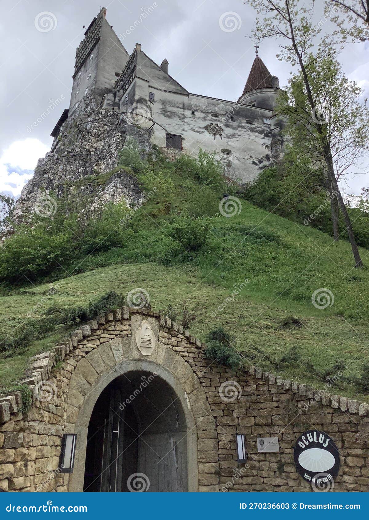 The Secret Passage from Bran Castle Editorial Stock Photo - Image of ...