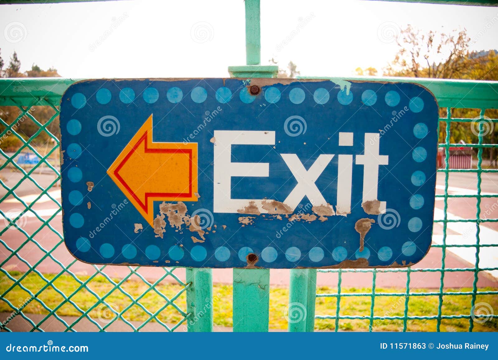 Exit Sign stock image. Image of arrow, label, direction - 11571863