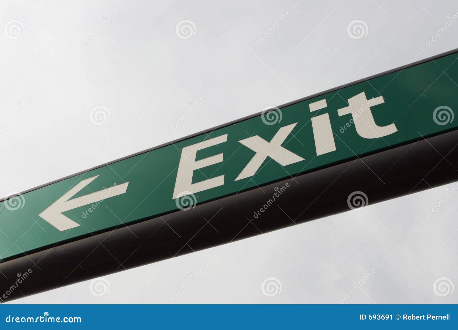 Exit Sign stock image. Image of roadsign, banner, billboard - 693691