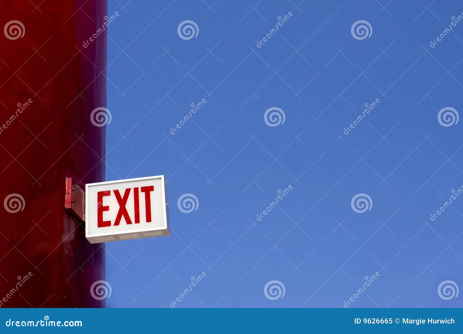 Exit Sign stock image. Image of sign, space, emergency - 9626665
