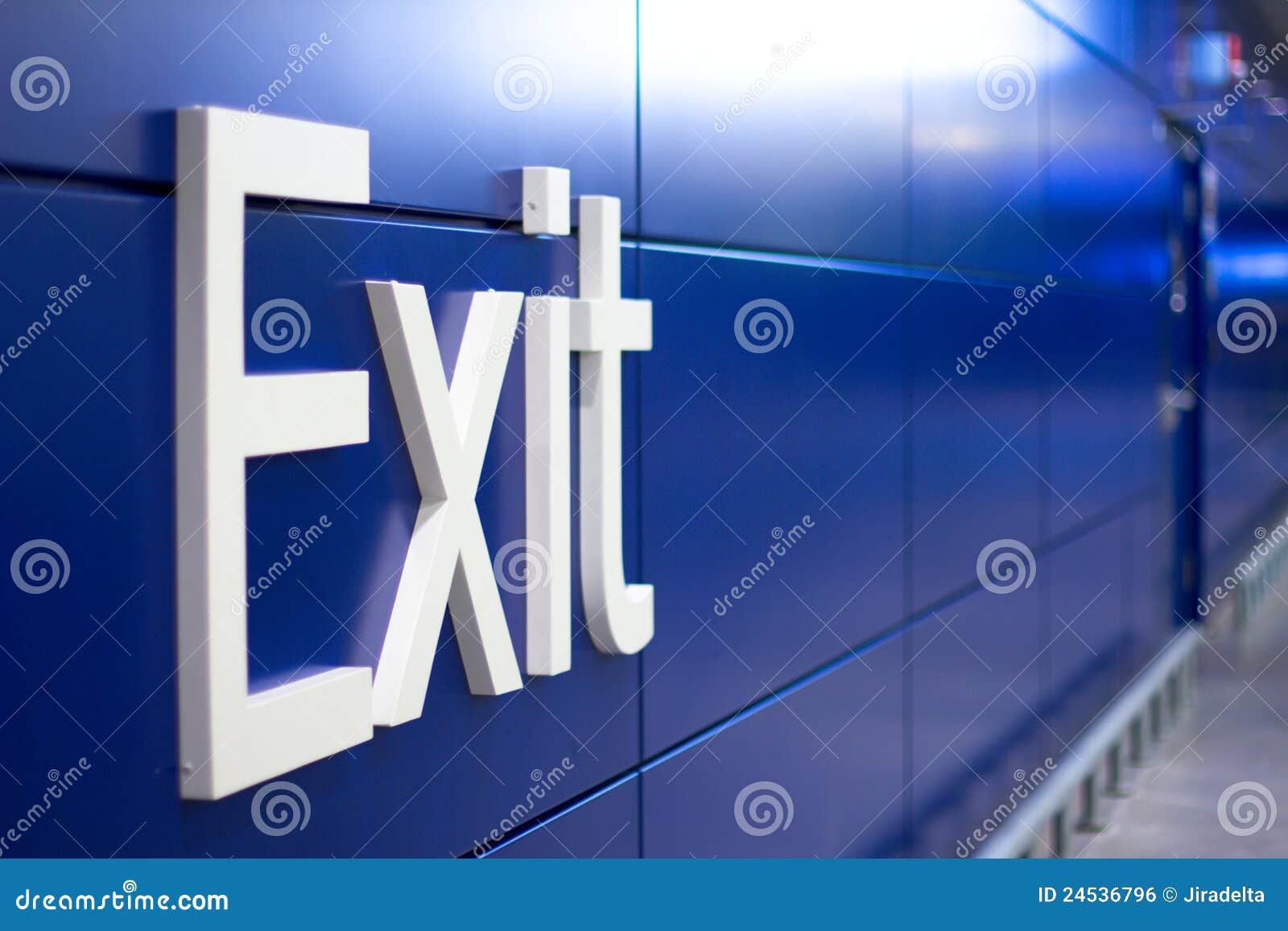 Exit Sign bas-relief Text stock photo. Image of communication - 24536796