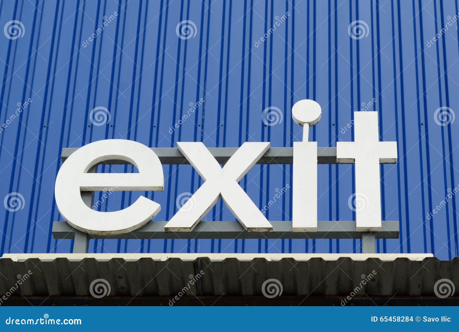 Exit stock photo. Image of sign, word, symbol, letters - 65458284