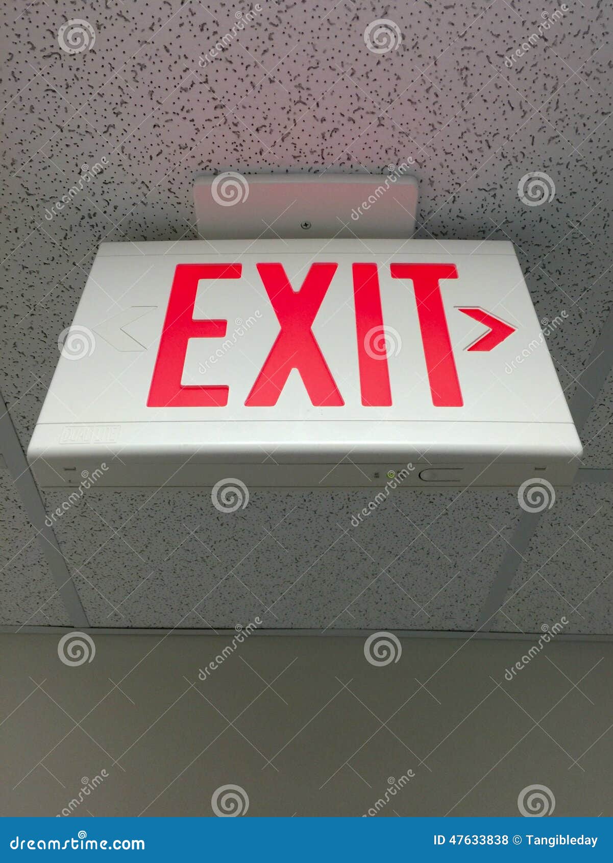 Exit sign stock photo. Image of generic, emergency, business - 47633838