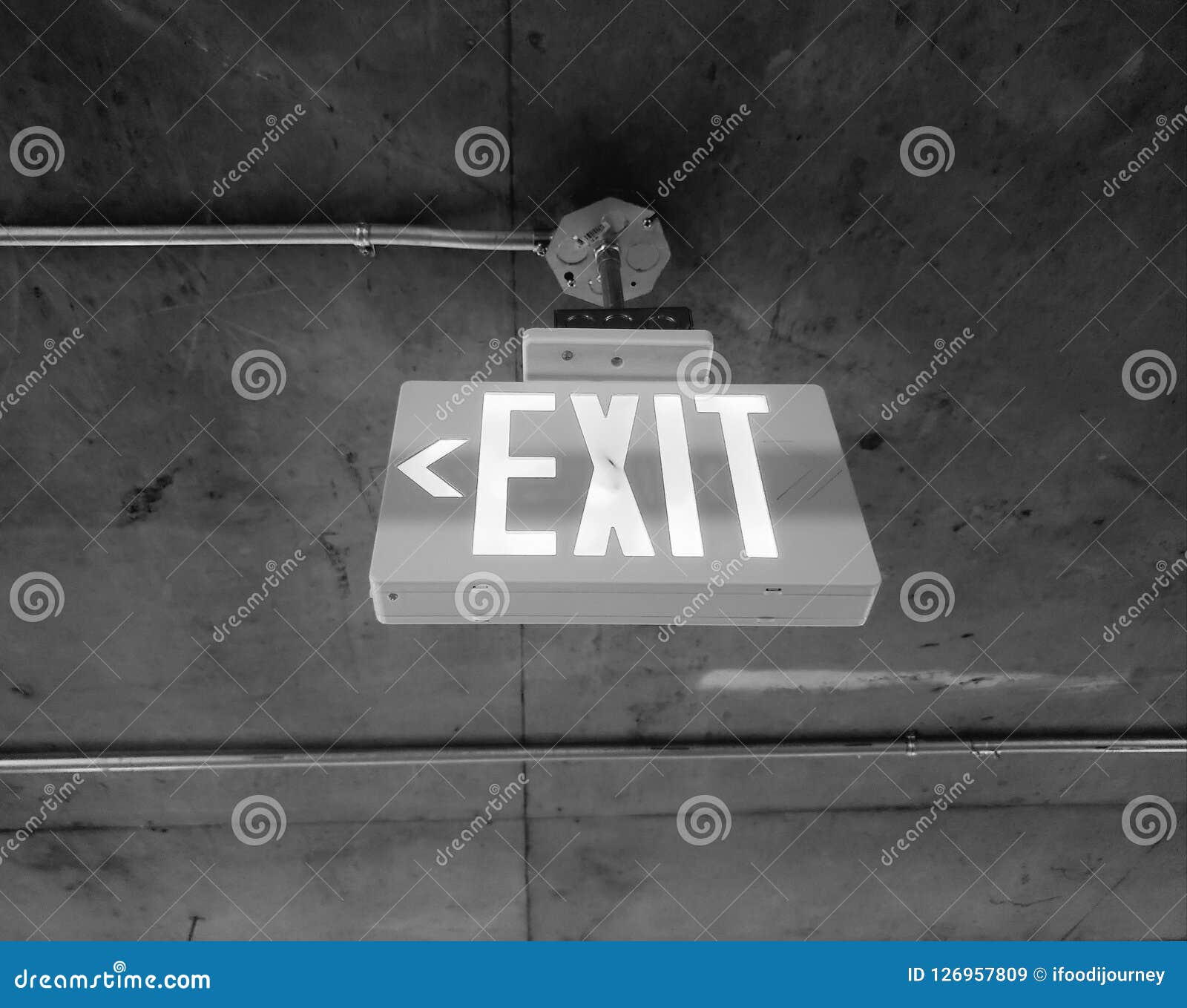 Sign stock image. Image of sign, concrete, background - 126957809