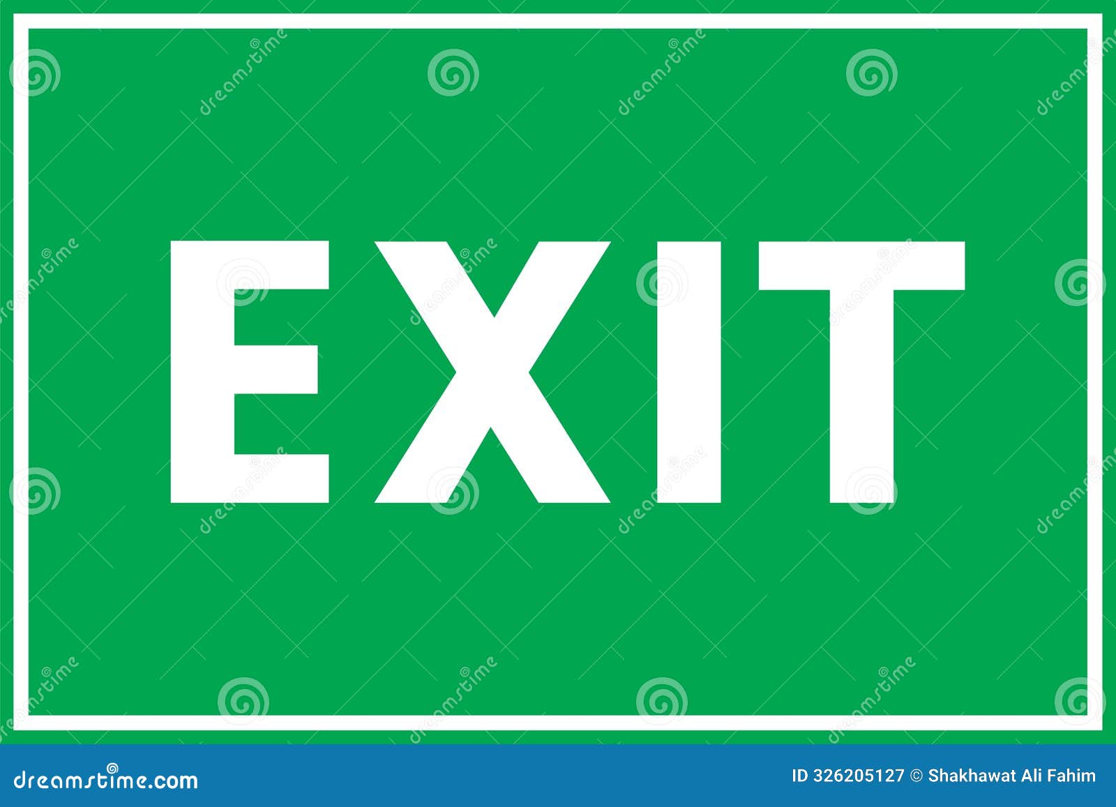 Exit Sign Icon. Emergency Exit Sign. Vector Design. Direction Sign ...