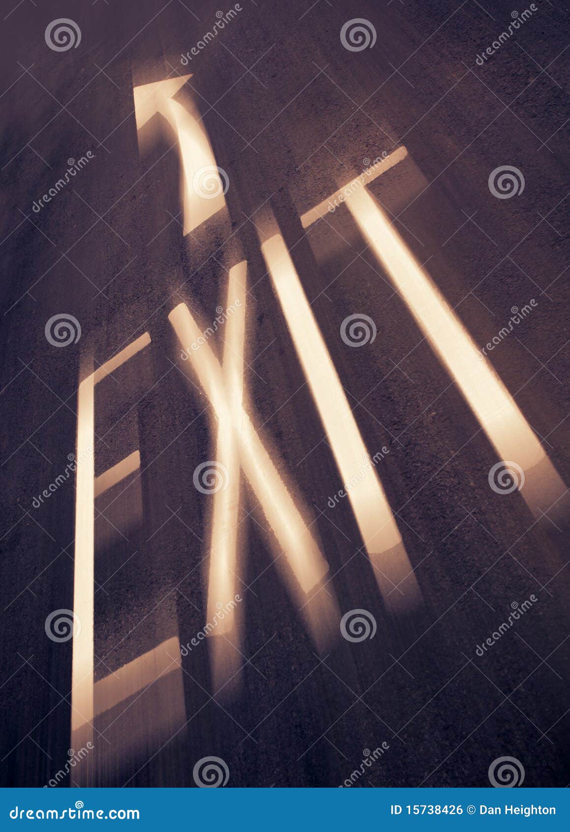 Exit sign on road stock photo. Image of left, tarmac - 15738426