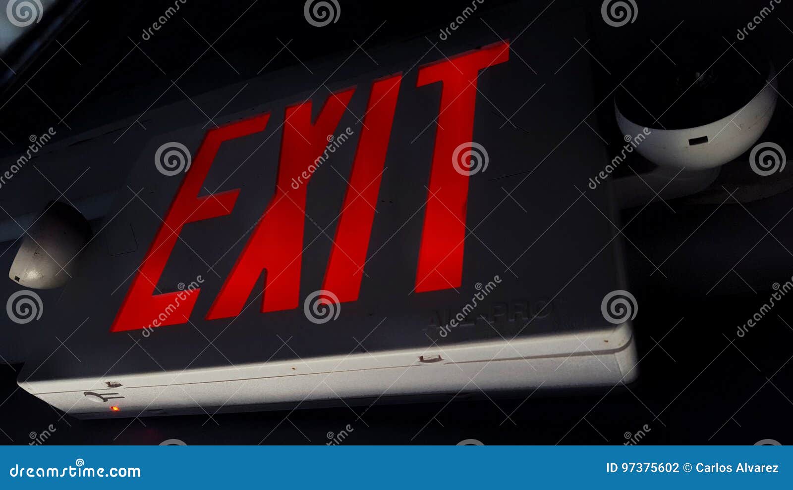 Exit sign stock photo. Image of sign, exit, abstract - 97375602