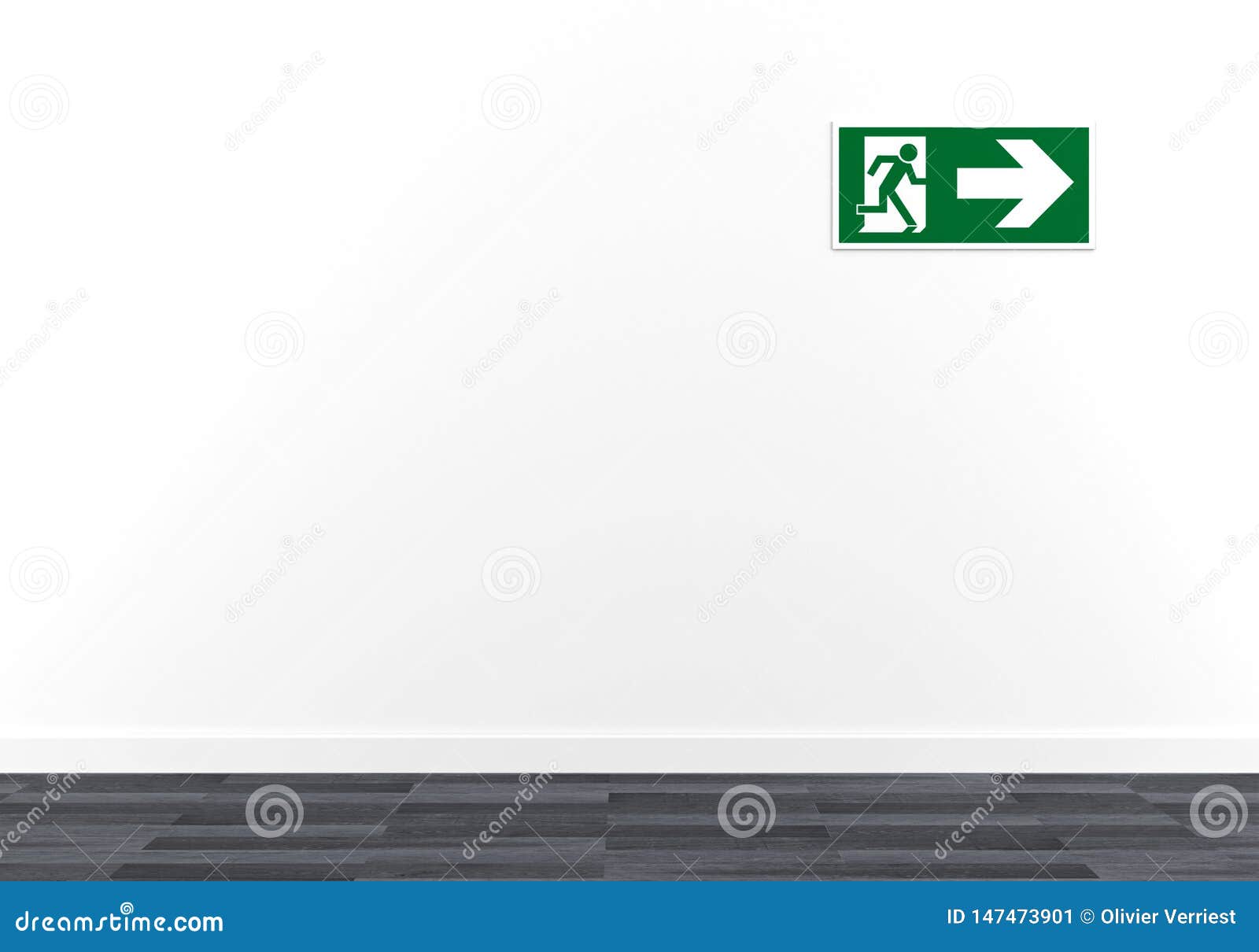 Emergency Escape Signs Icon Set Of Outline Types. Isolated Vector Sign ...