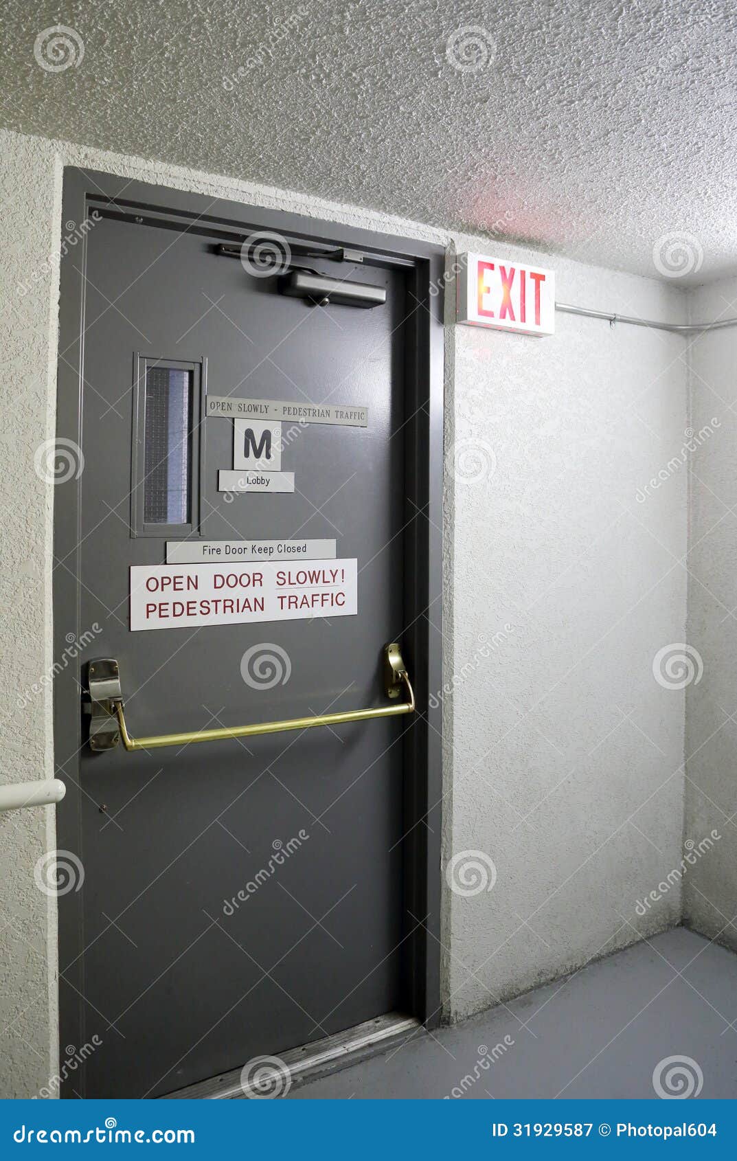 Exit sign stock image. Image of floor, symbol, route - 31929587