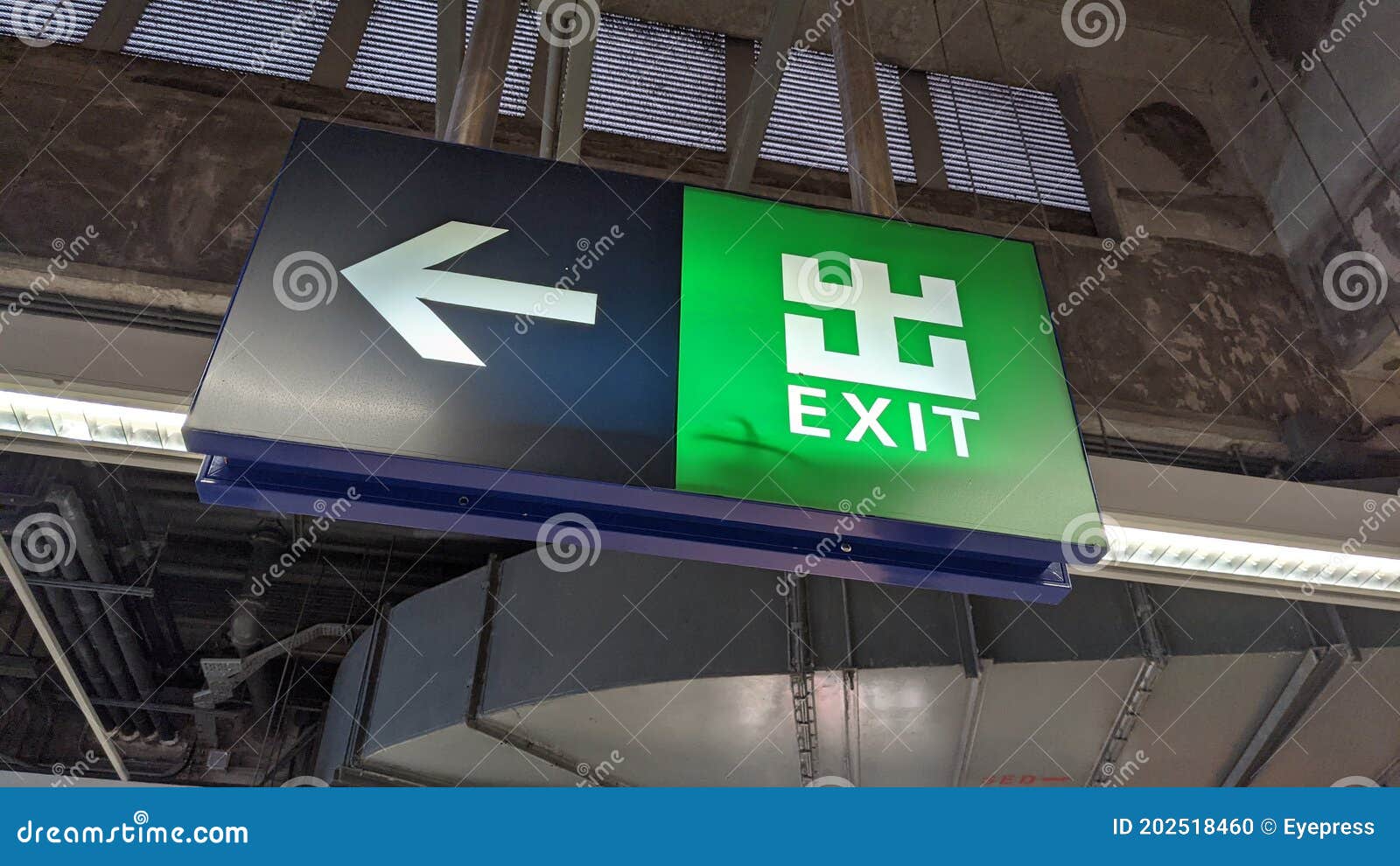 An EXIT signage stock photo. Image of quit, leave, signage - 202518460