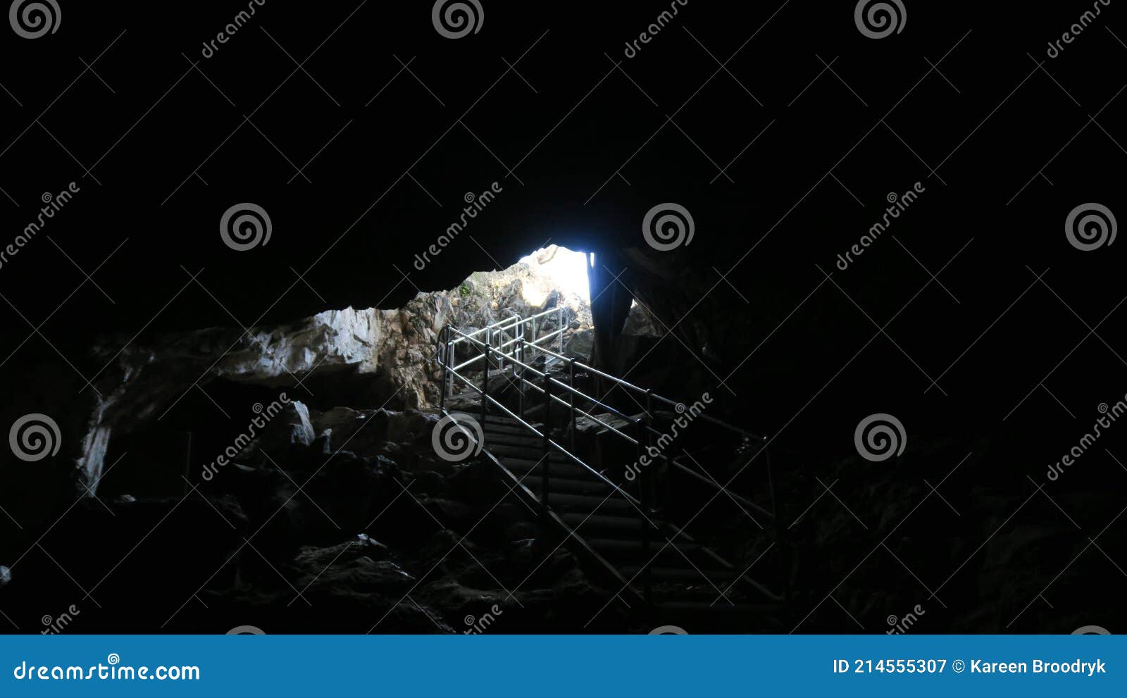 Exit and Staircase of Drotsky S Caves, Located in Botswana, Kalahari ...