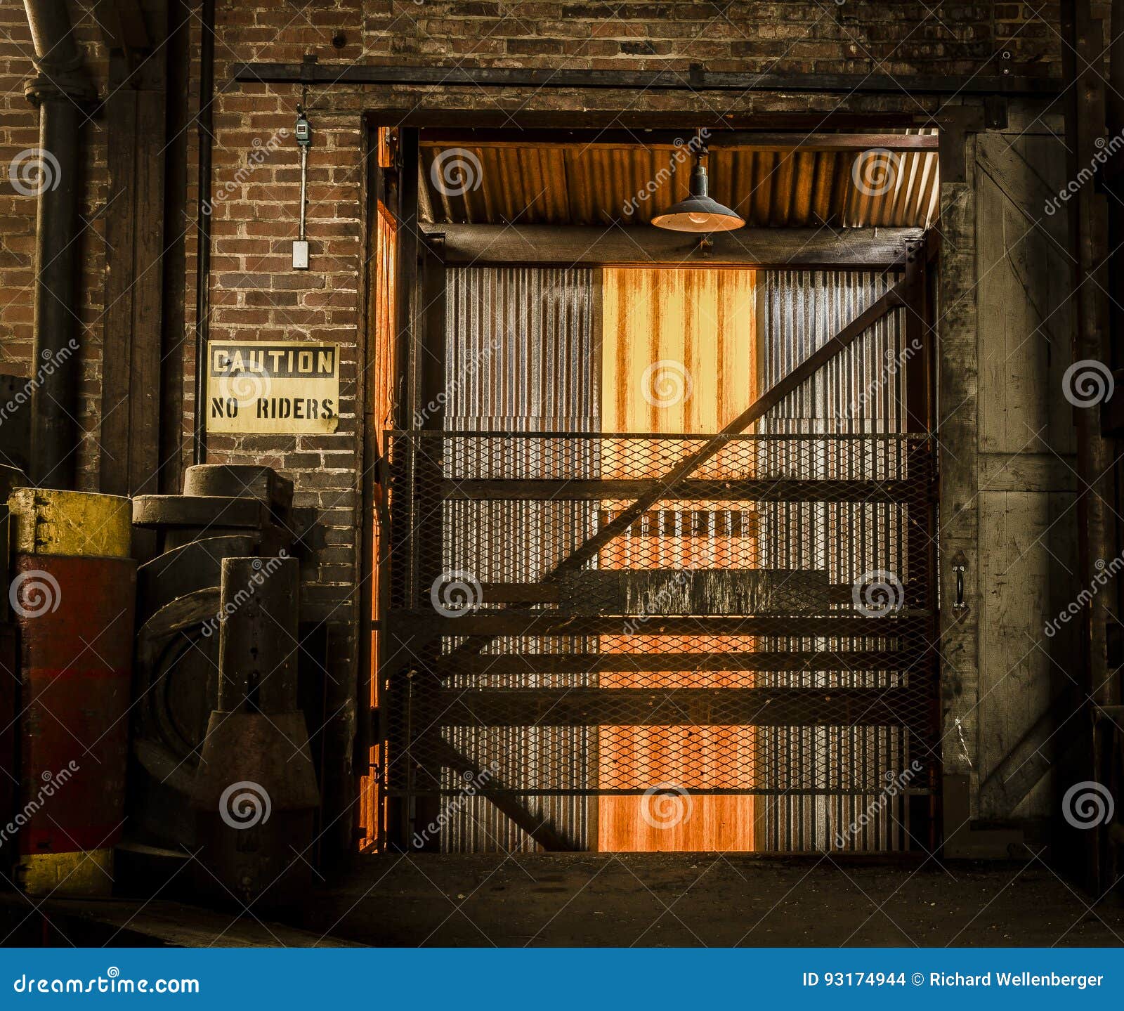 Exit Stairwell in an Abandoned Factory Stock Photo - Image of grime ...