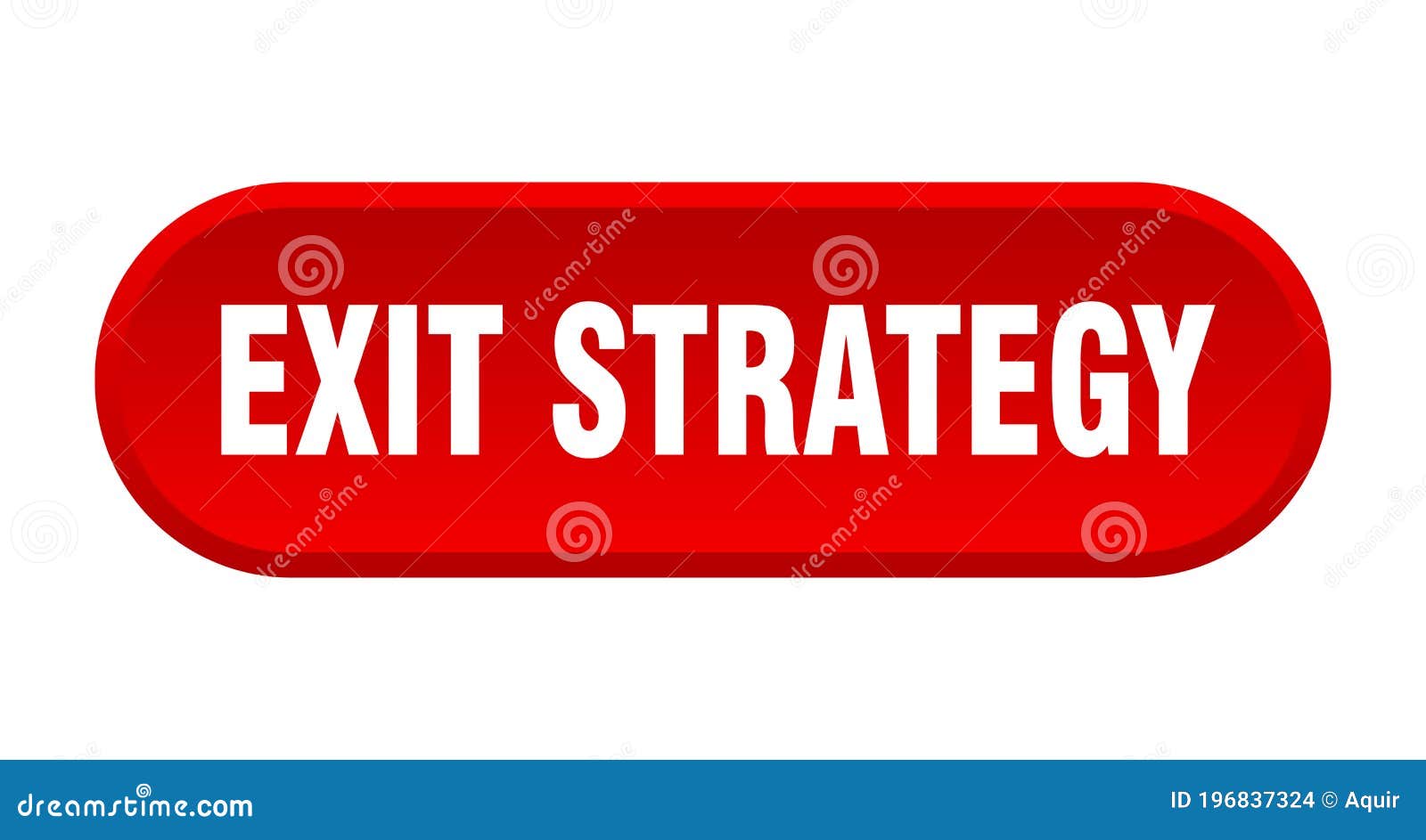 Exit strategy button stock vector. Illustration of vector - 196837324