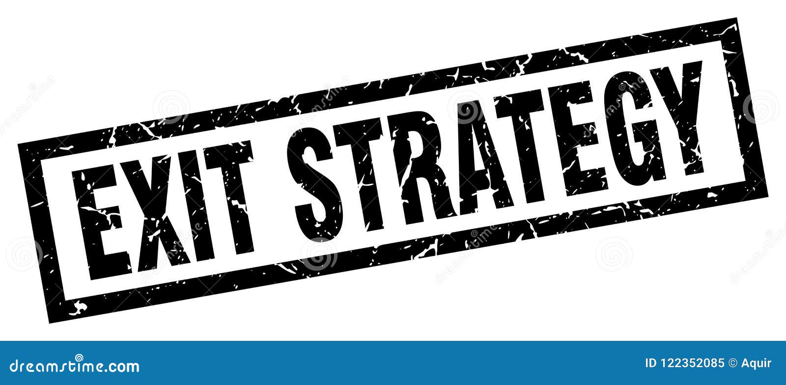 Exit strategy stamp stock vector. Illustration of badge - 122352085