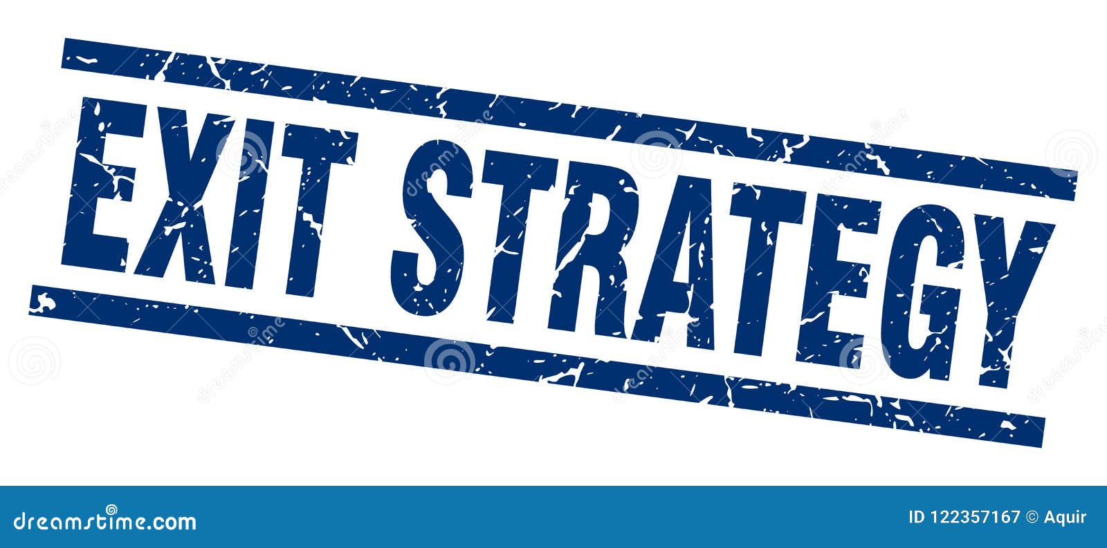 Exit strategy stamp stock vector. Illustration of stamp - 122357167