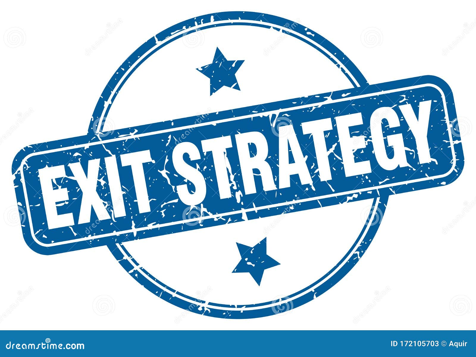 Exit Strategy Stamp. Exit Strategy Round Grunge Sign Stock Vector ...