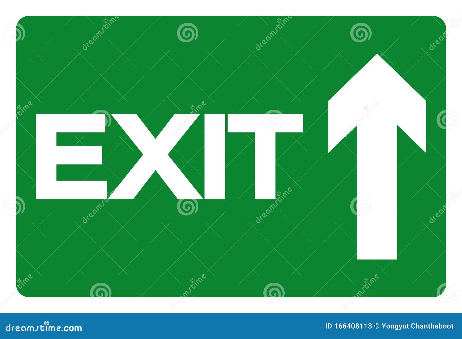 Exit Symbol Sign, Vector Illustration, Isolate on White Background ...